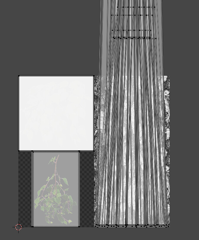 ArtStation - Birch tree PBR low-poly game ready | Game Assets