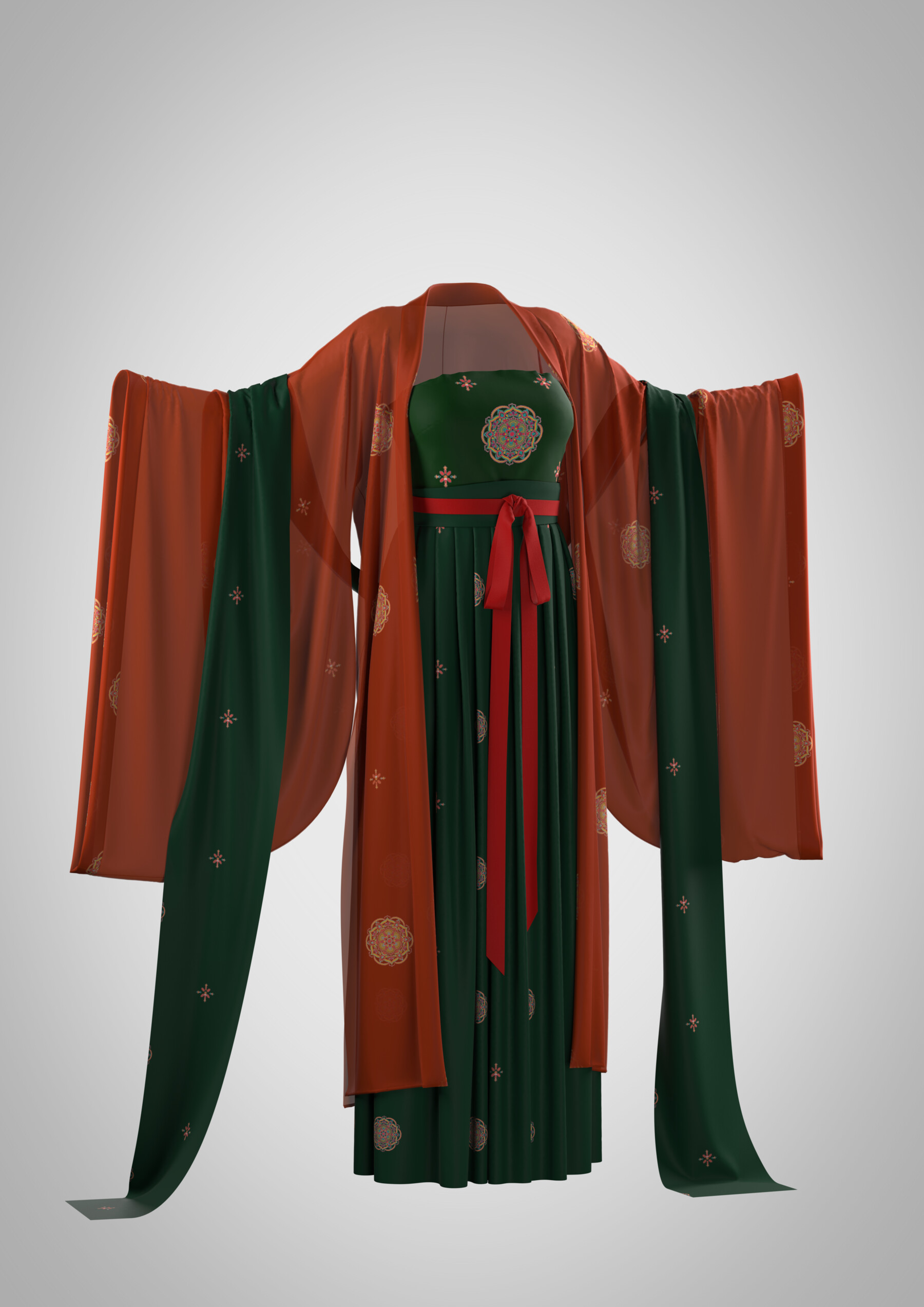 ArtStation - L/W/P Studio-Chinese Tang Dynasty Hanfu Zuihongyan(醉红颜 ...