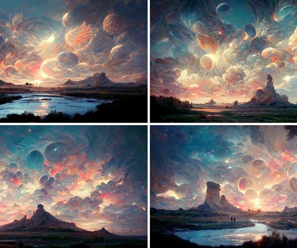 ArtStation - Fantasy clouds | Artworks