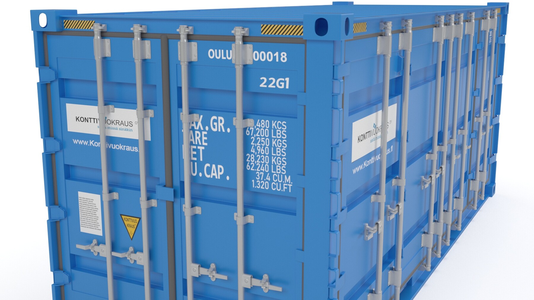 ArtStation - 20 ft Cube Open Side Shipping Container 3D Model | Resources