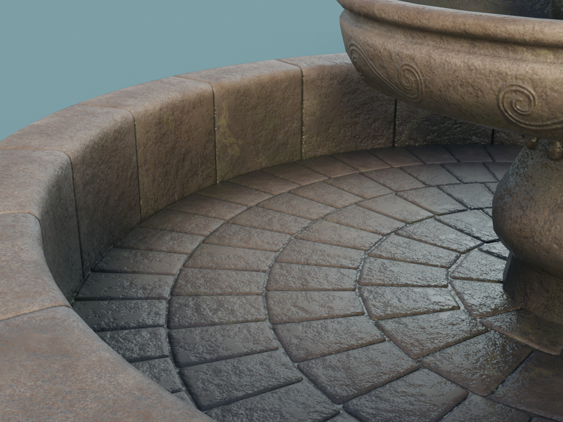 ArtStation - Stone Fountain | Game Assets