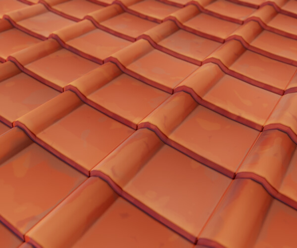 ArtStation - Stylized Roof Tiles | Game Assets