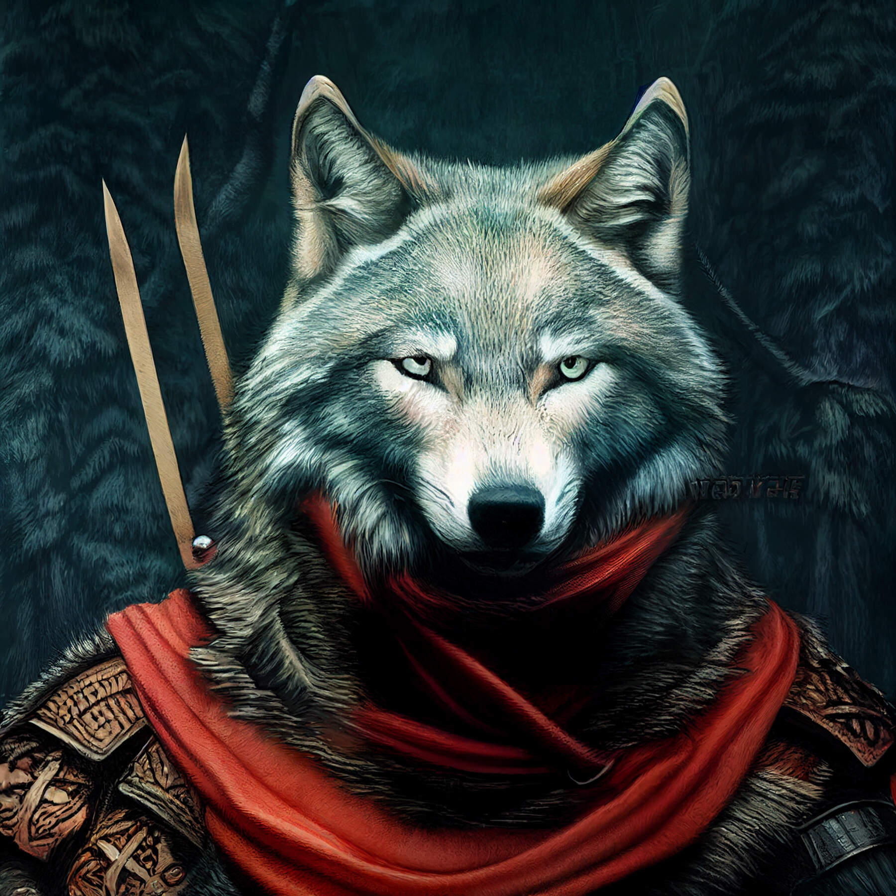 ArtStation - The Wolf Warrior | Artworks