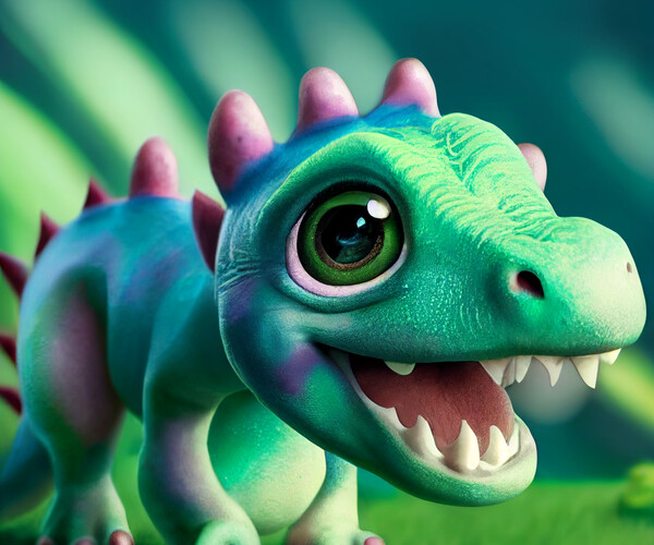 ArtStation - Cute Dinosaurs | Artworks