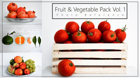 ArtStation - Fruit & vegetable photo reference pack Vol. 1 | Resources