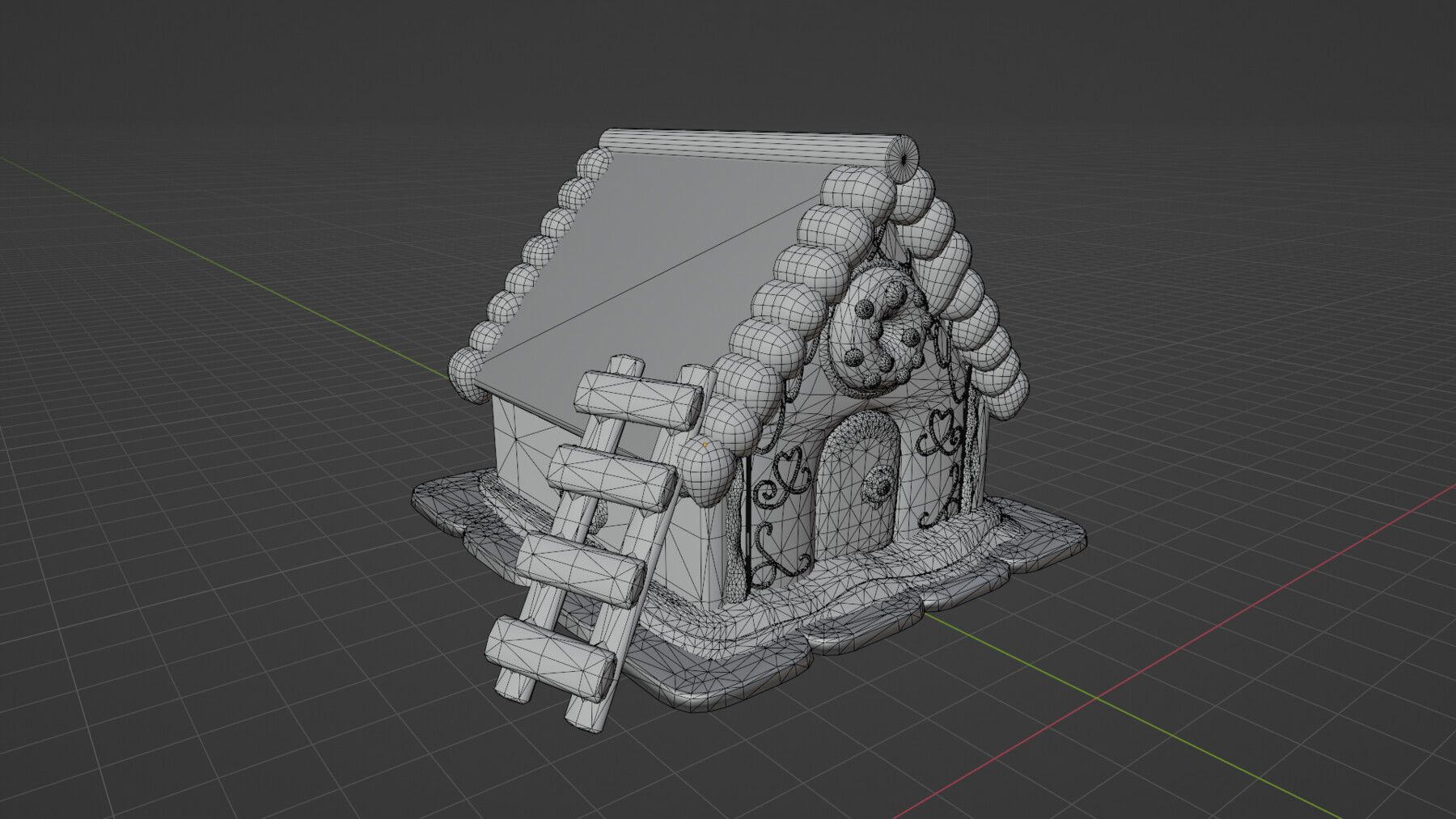 ArtStation - Gingerbread House 3D | Resources