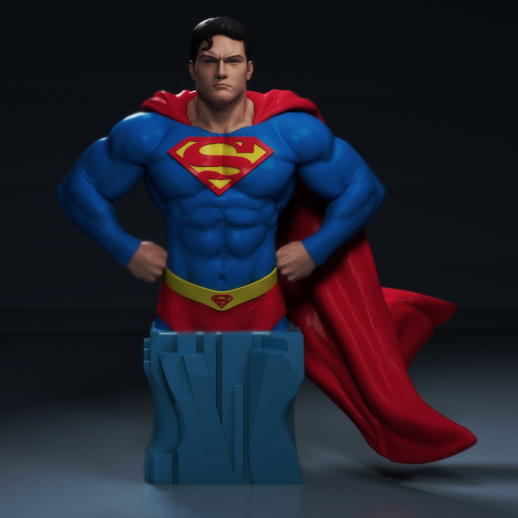 ArtStation - SUPERMAN STL | Resources