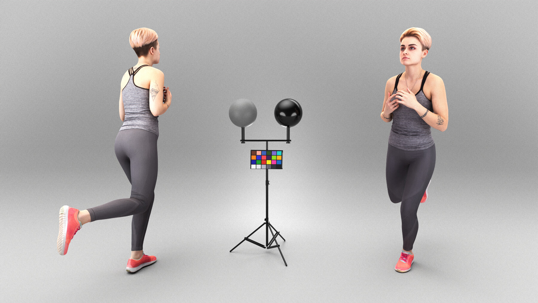 ArtStation - Running woman 367 | Game Assets