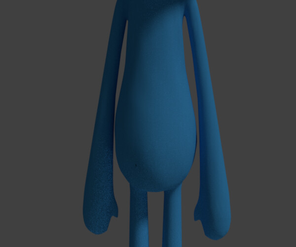 ArtStation - 3D Model Mr Meeseeks From The Show Rick And Morty | Resources