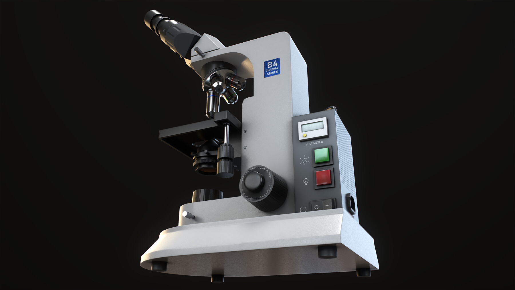 ArtStation - RoschVault Microscope PBR GameReady | Game Assets