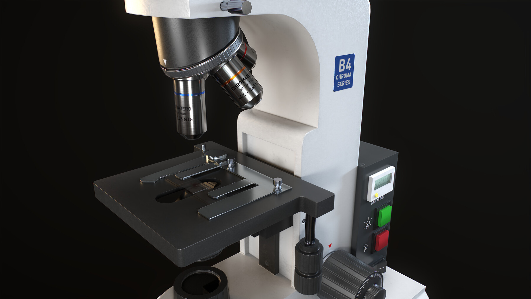 ArtStation - RoschVault Microscope PBR GameReady | Game Assets