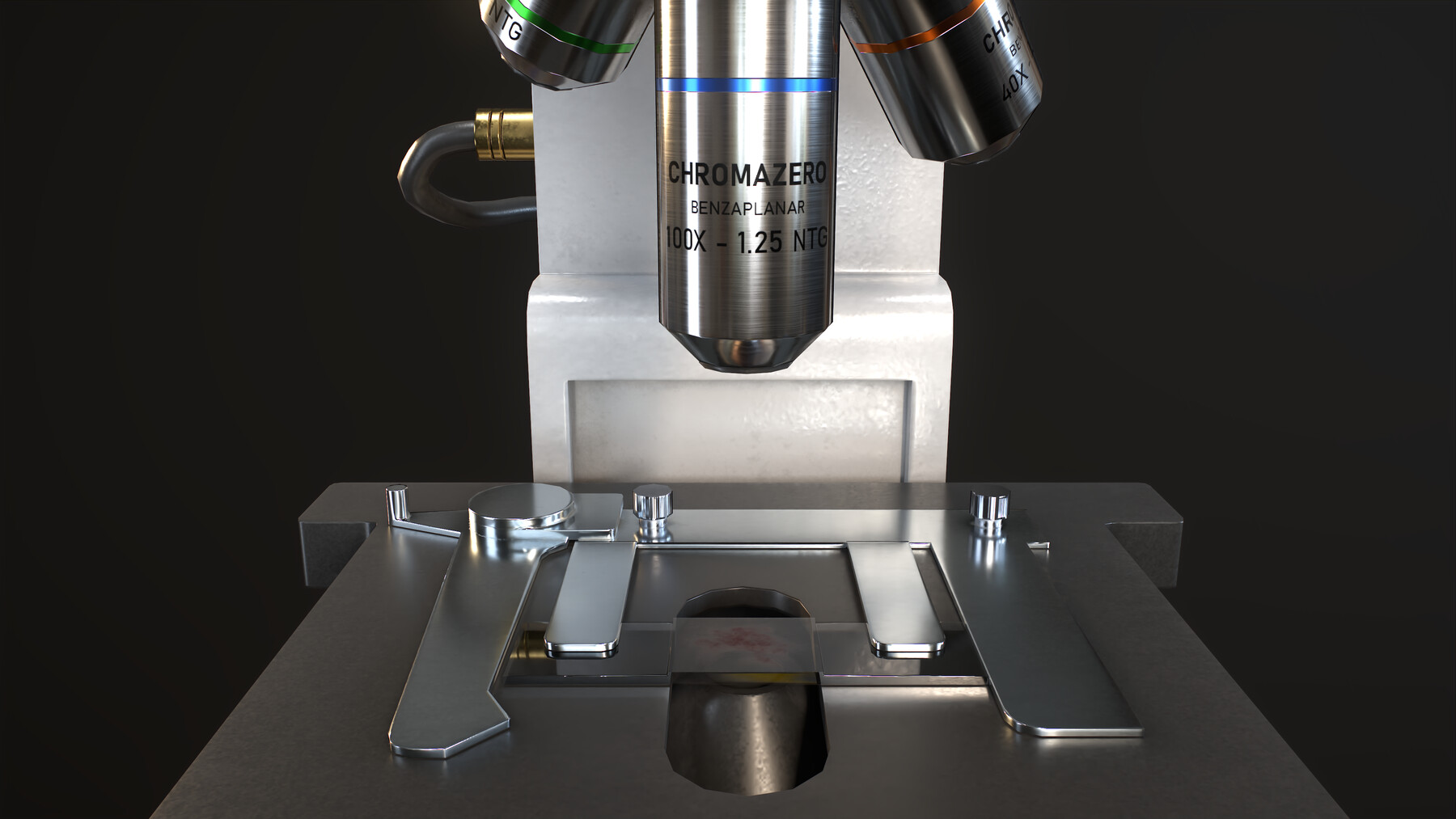 ArtStation - RoschVault Microscope PBR GameReady | Game Assets