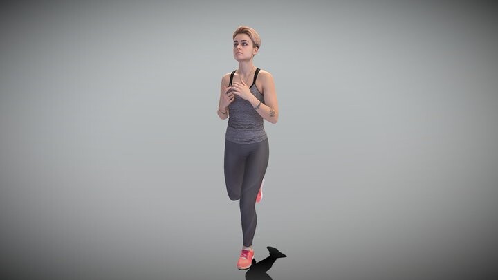 ArtStation - Running woman 367 | Game Assets