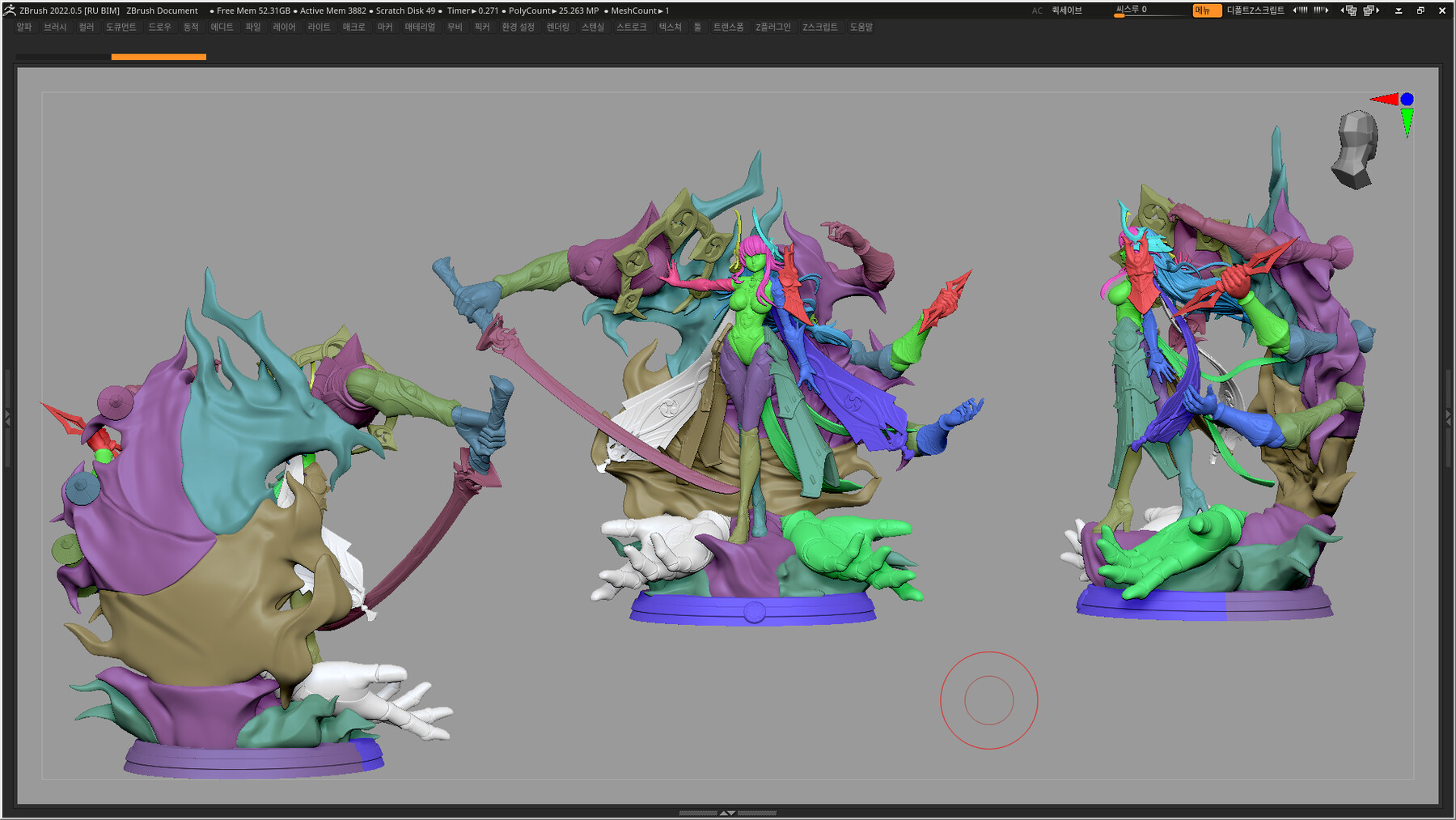ArtStation - raiden shogun doll stl for 3d print | Resources