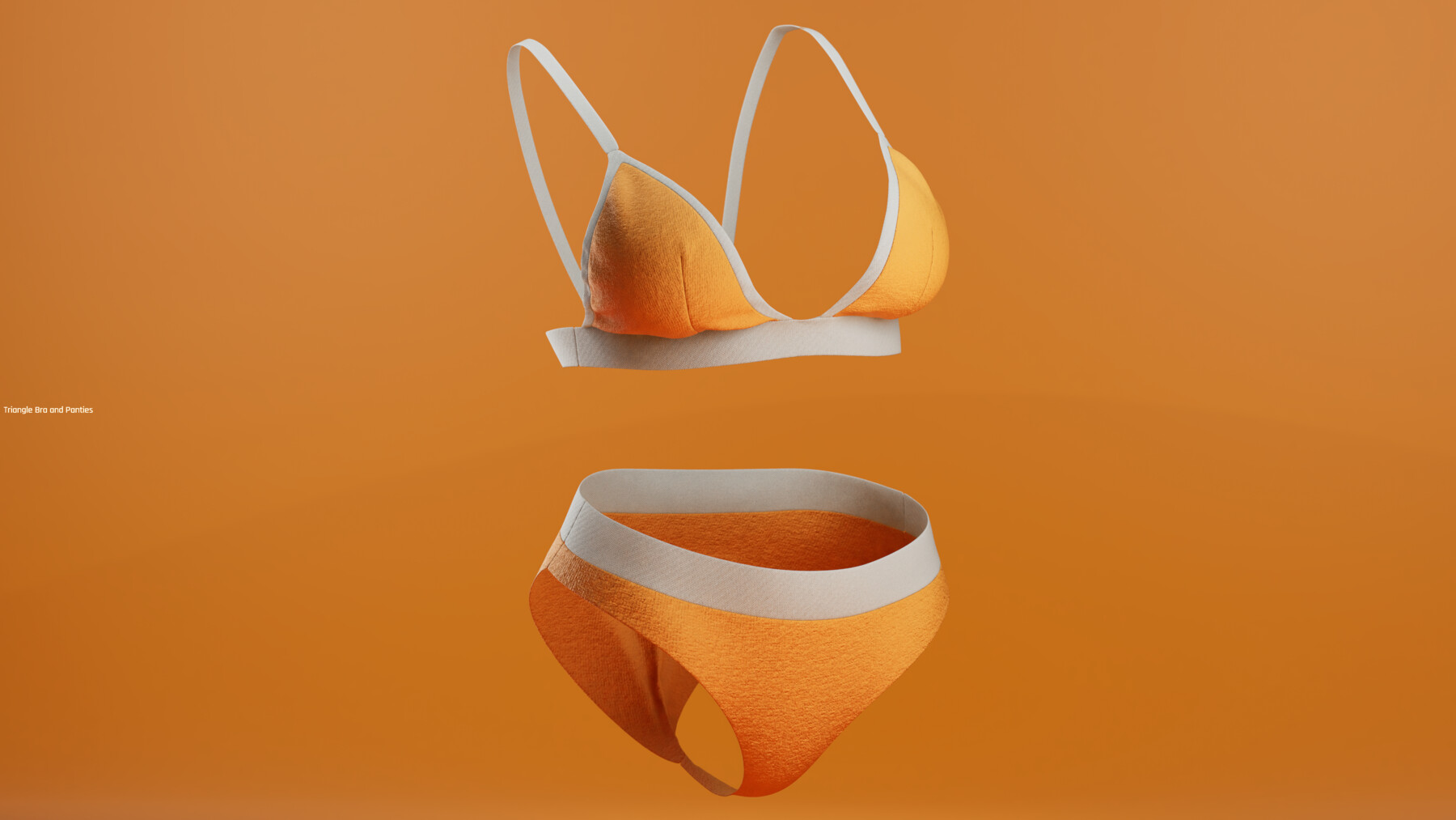 ArtStation - Triangle Bra and Panties | Resources
