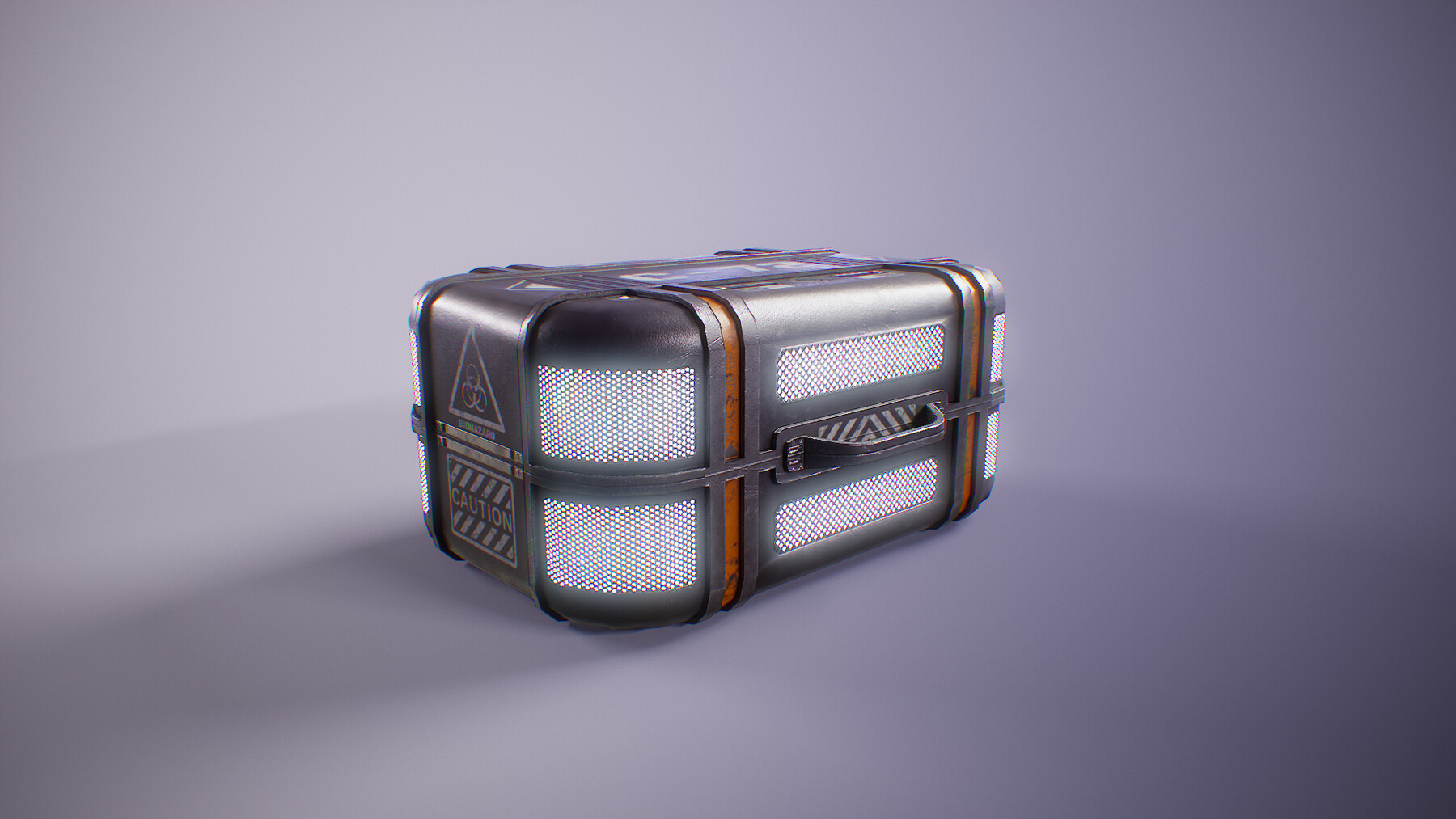 ArtStation - PBR SciFi Portable Containment Unit | Game Assets