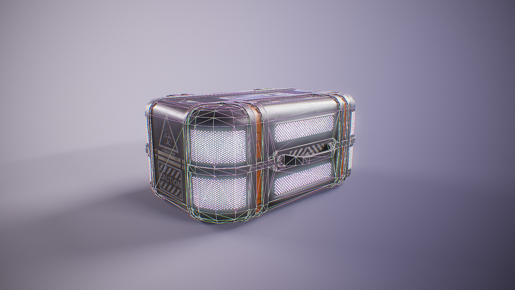ArtStation - PBR SciFi Portable Containment Unit | Game Assets