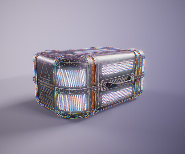 ArtStation - PBR SciFi Portable Containment Unit | Game Assets