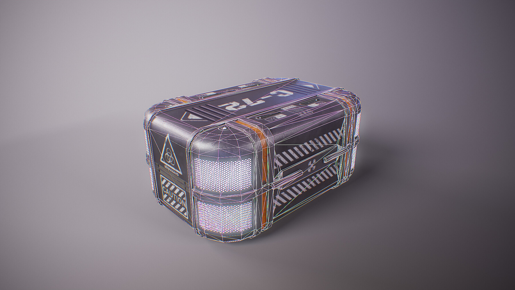 ArtStation - PBR SciFi Portable Containment Unit | Game Assets