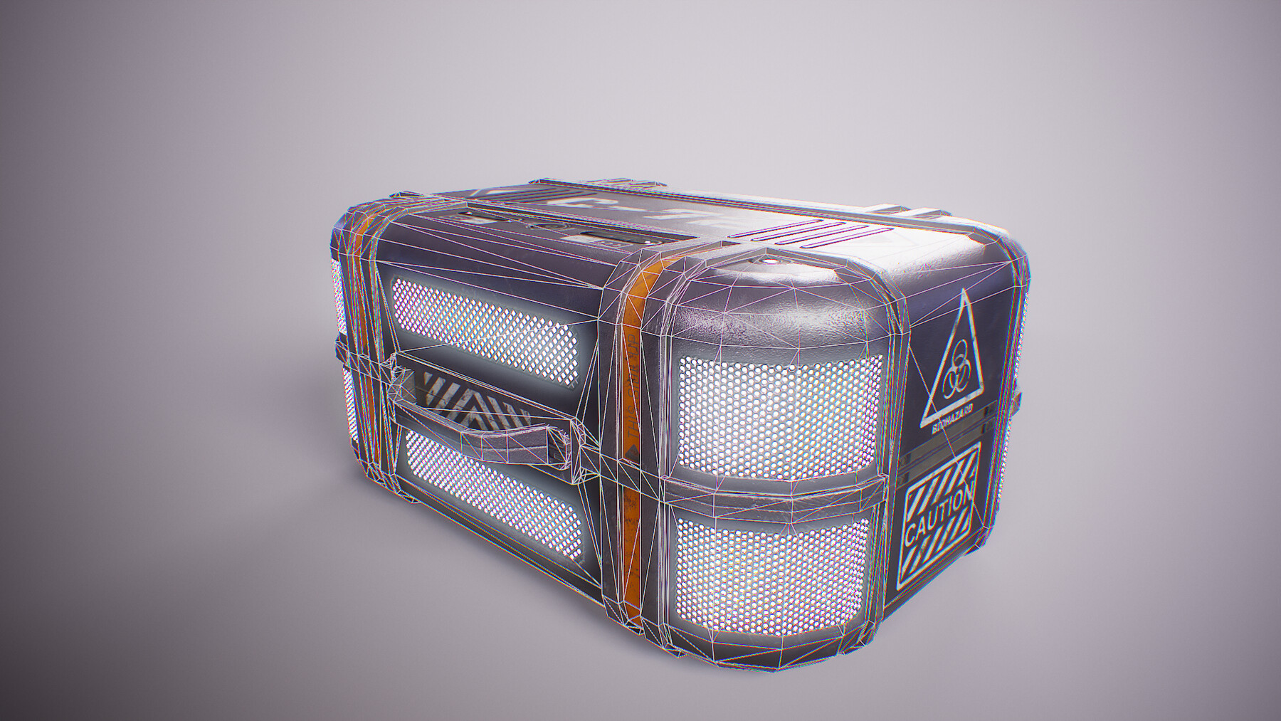 ArtStation - PBR SciFi Portable Containment Unit | Game Assets