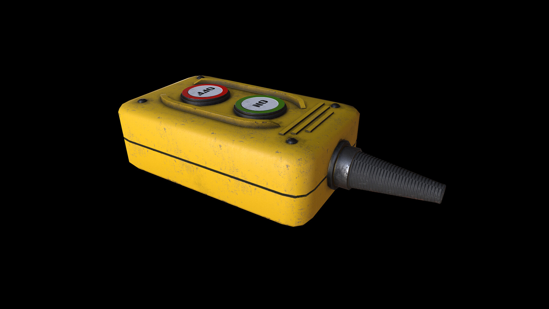 ArtStation - Industrial Power On - Off Switch 3 | Game Assets