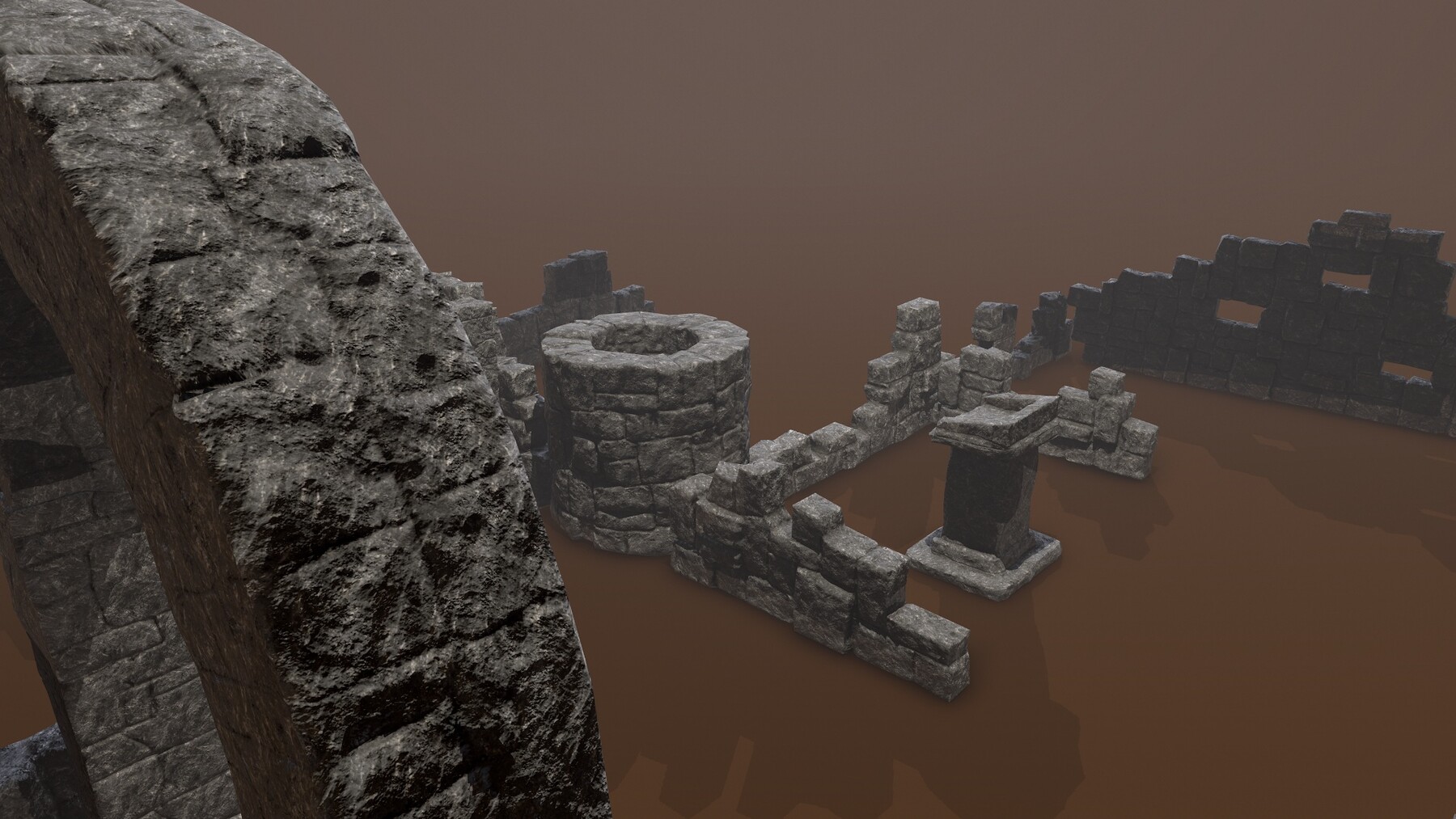 ArtStation - 3D Ruin Set | Game Assets