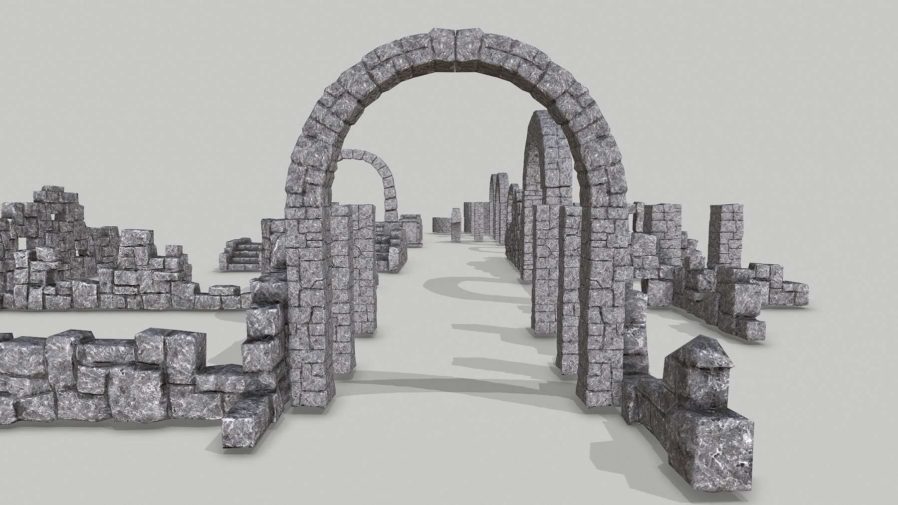 ArtStation - 3D Ruin Set | Game Assets