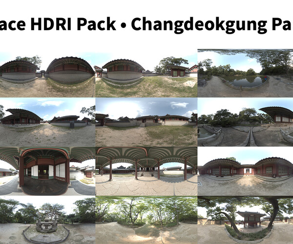 ArtStation - Korean Palace HDRI Pack [Changdeokgung Palace] [창덕궁 ...