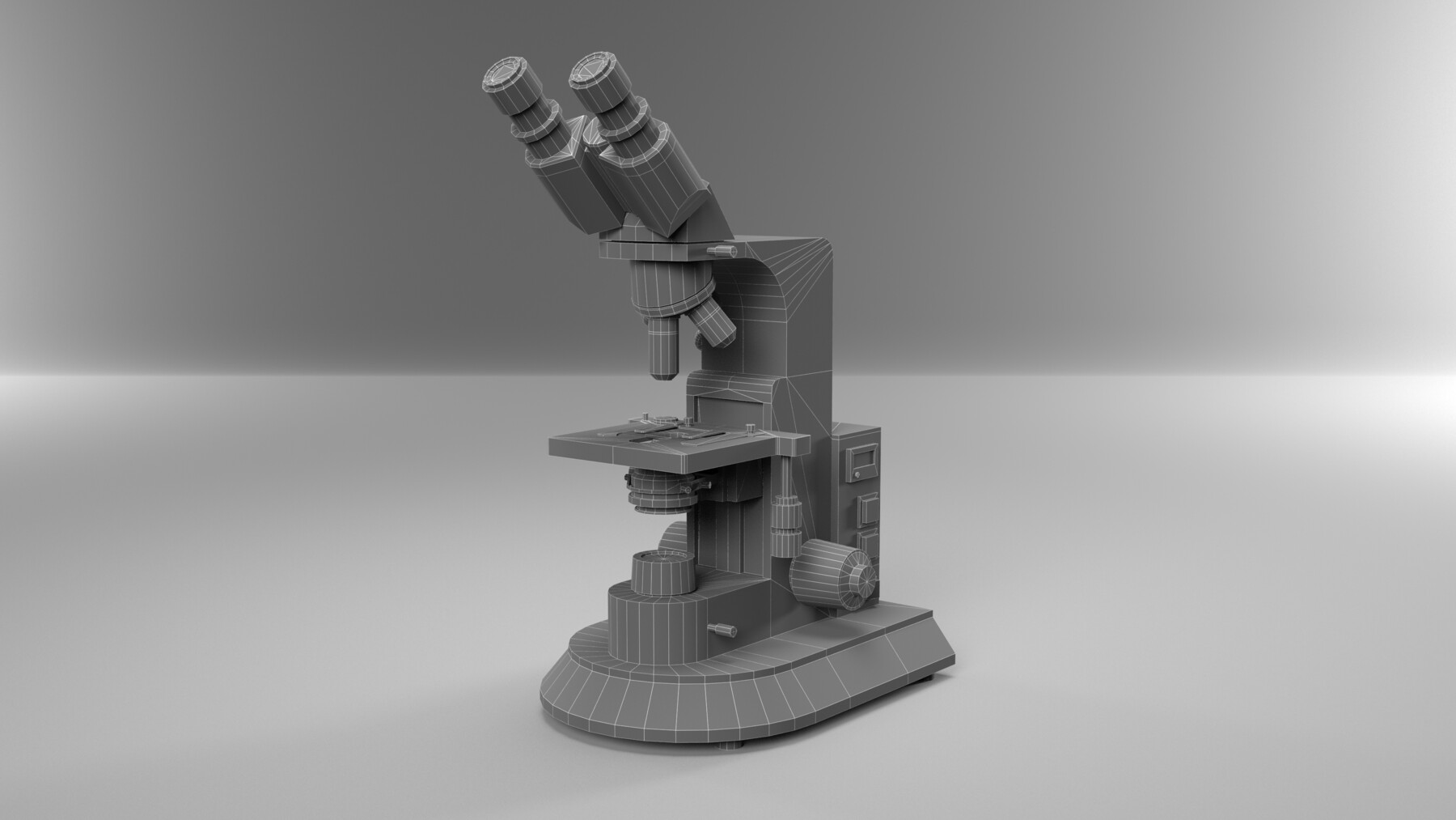 ArtStation - RoschVault Microscope PBR GameReady | Game Assets