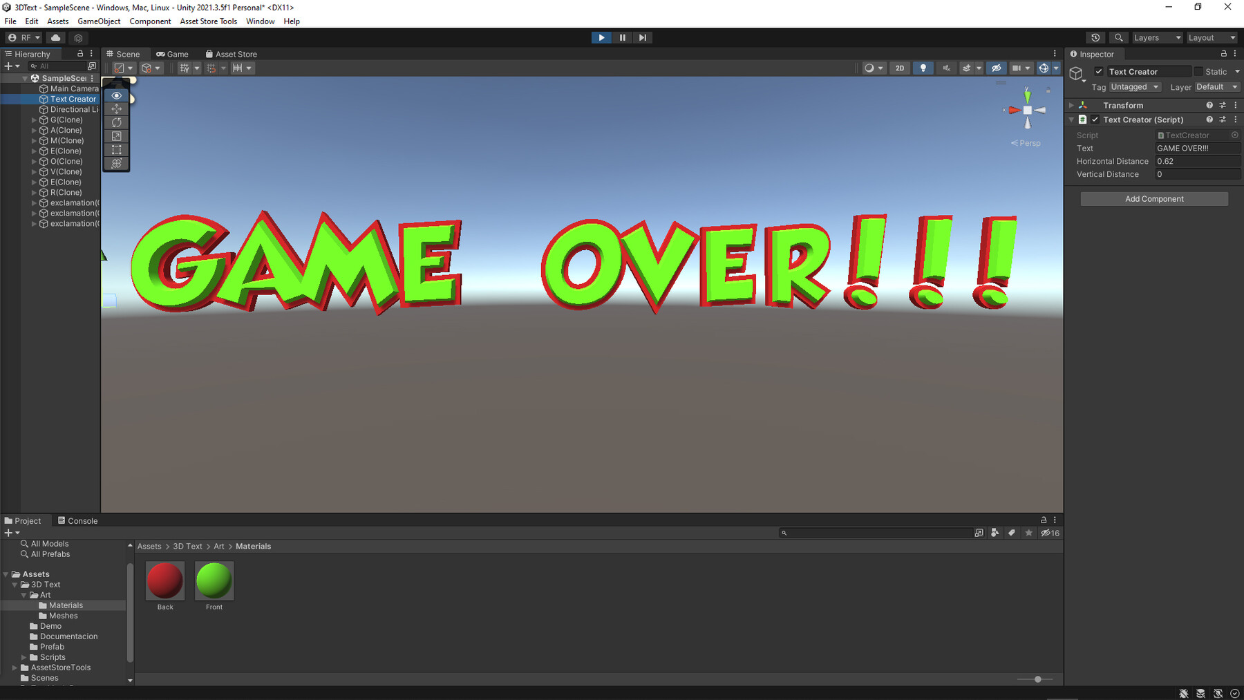 ArtStation - Unity Cartoon Text Creator | Resources