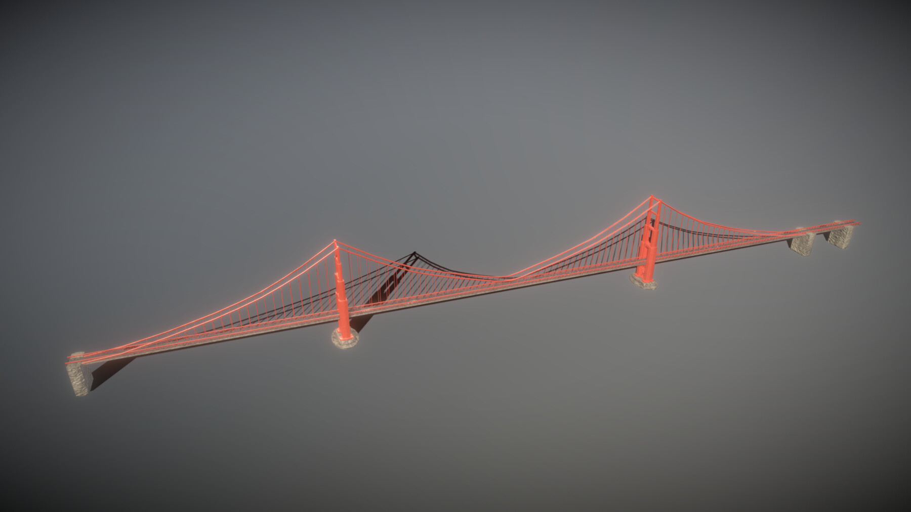 ArtStation - Golden Gate Bridge | Game Assets