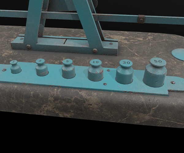 ArtStation - Old Balance Scale | Game Assets