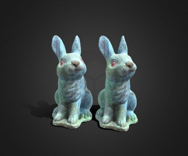 ArtStation - Rabbit statue photogrammetry | Resources