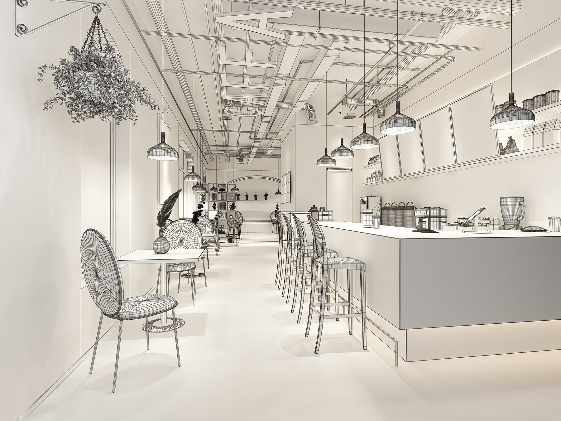 ArtStation - Coffee Shop - Restaurant - 005 | Resources