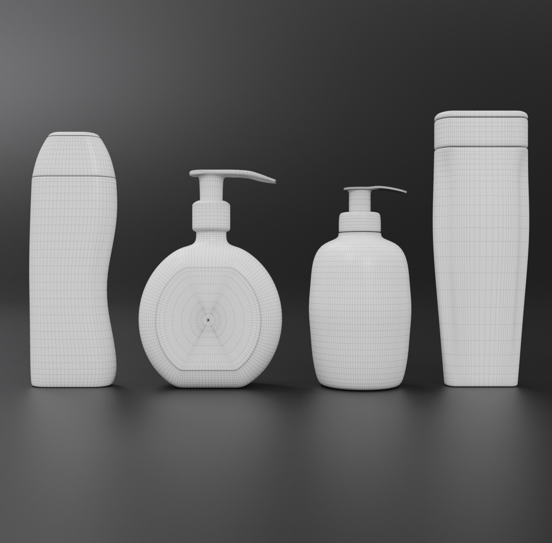 ArtStation - Shampoo Bottles | Resources