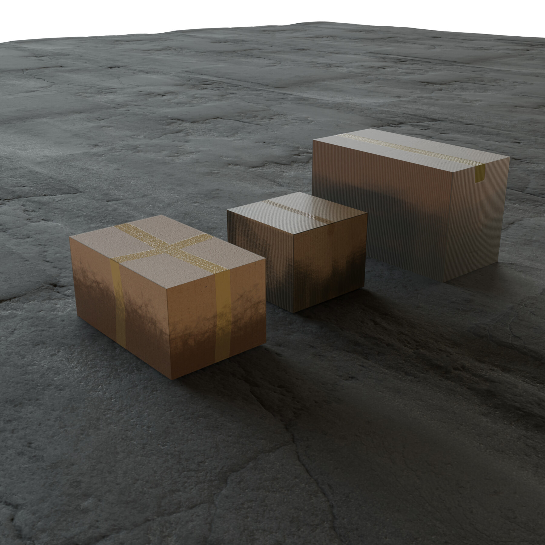 ArtStation - Cardboard Boxes | Resources