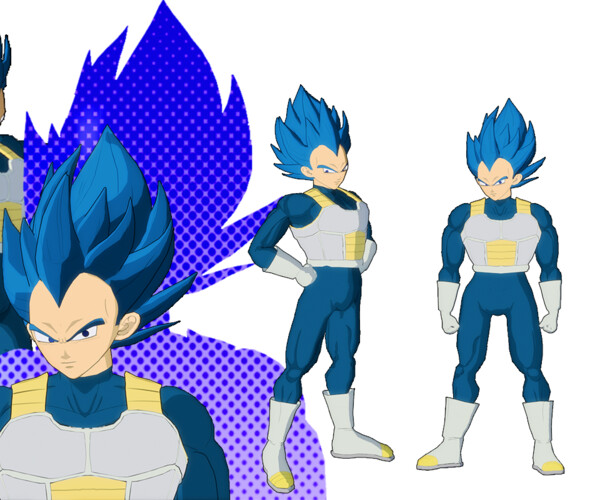 ArtStation - 3D Vegeta Rigged | Resources