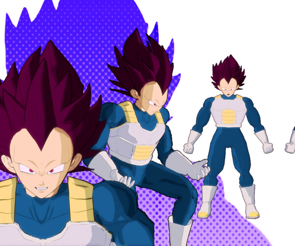 ArtStation - 3D Vegeta Rigged | Resources