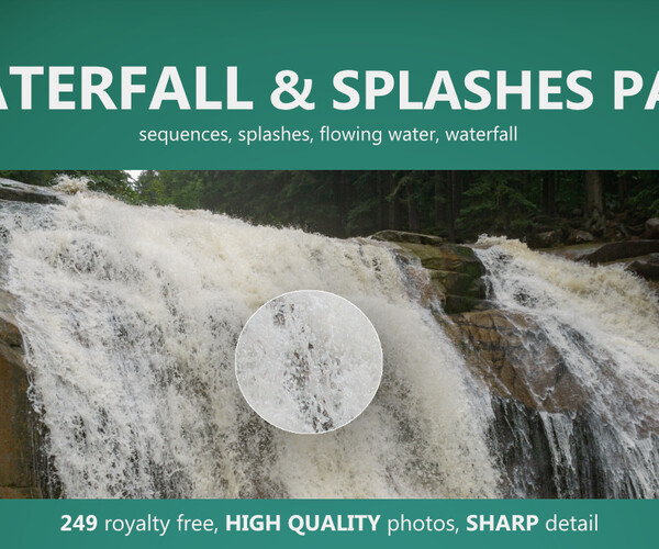 ArtStation - WATERFALL, FLOWING WATER, SPLASHES - 249 HIGH QUALITY ...