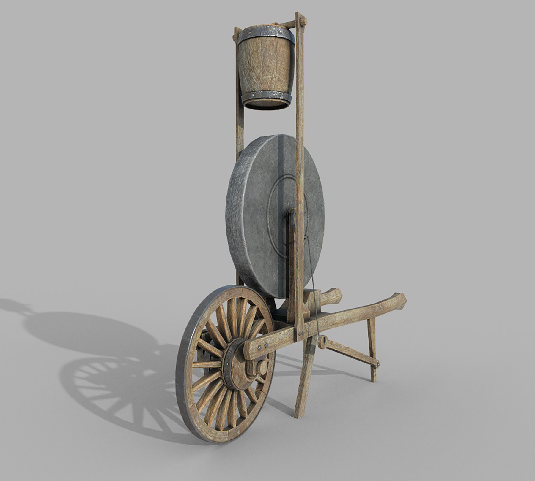 ArtStation - Medieval Grindstone | Game Assets