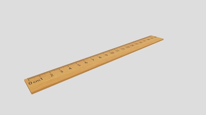 ArtStation - Wooden ruler | Resources