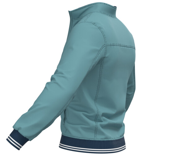 ArtStation - Sport Jacket (Marvelous Designer / Clo 3D project+OBJ ...