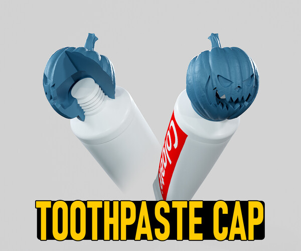 ArtStation - Pumpkin - Toothpaste Cup 01 3D print model STL | Resources