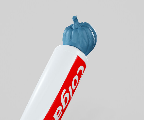 ArtStation - Pumpkin - Toothpaste Cup 01 3D print model STL | Resources