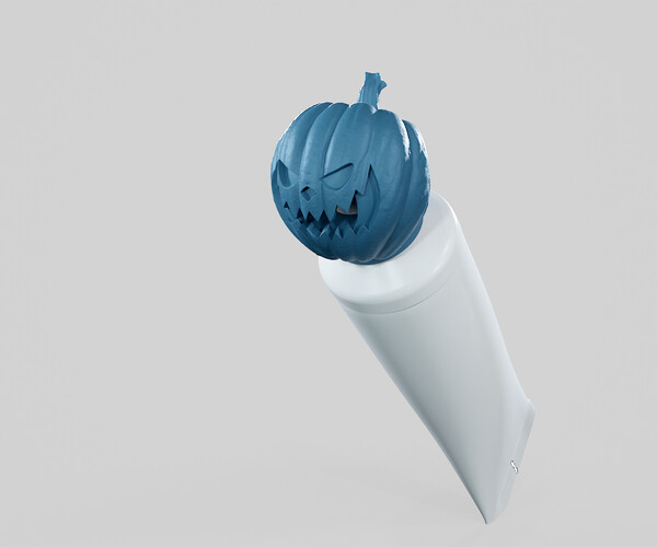 ArtStation - Pumpkin - Toothpaste Cup 01 3D print model STL | Resources