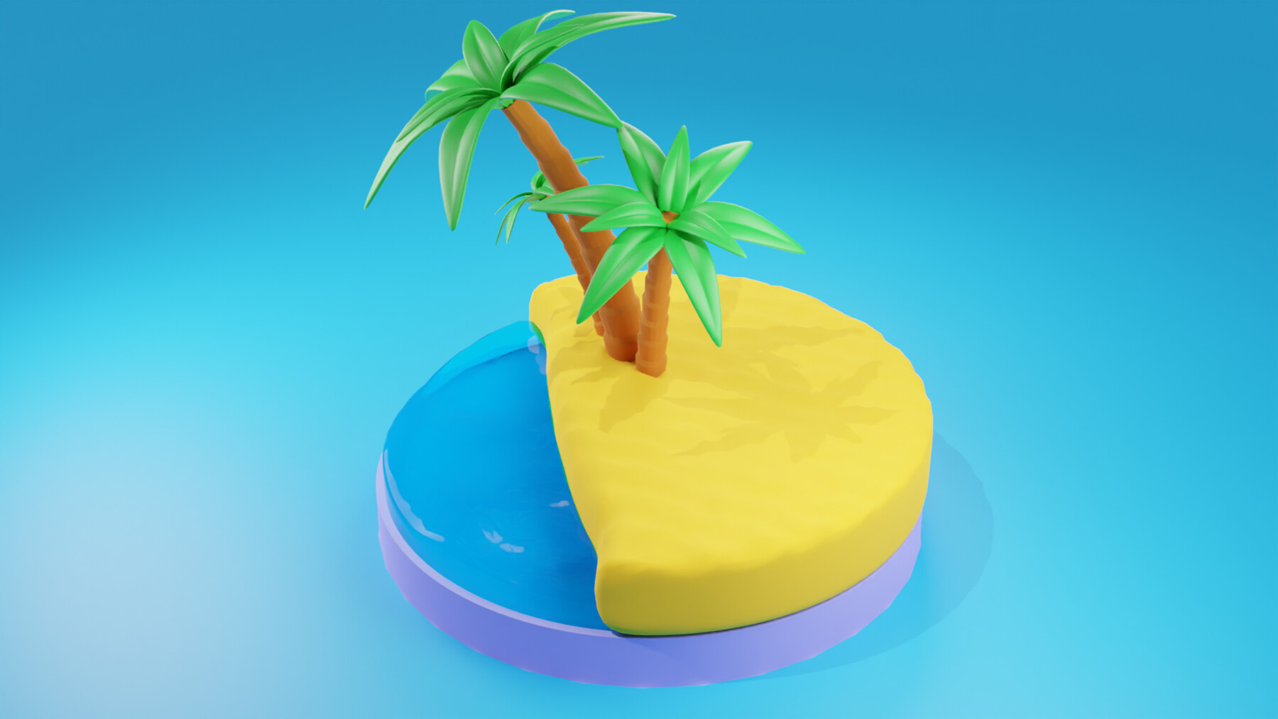 ArtStation - Low Poly Beach | Resources