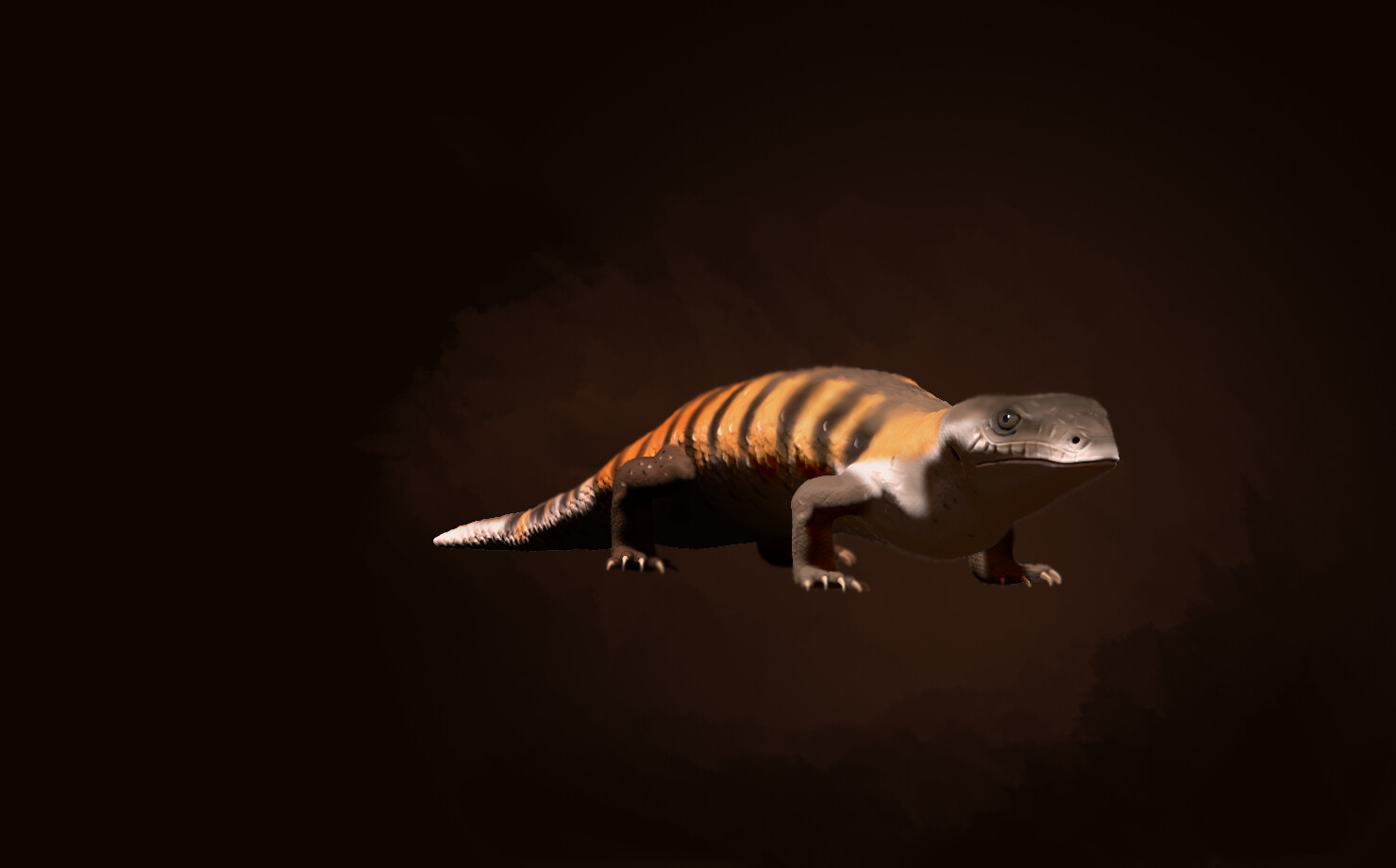 ArtStation - 3D Model Blue Tongued Skink | Resources
