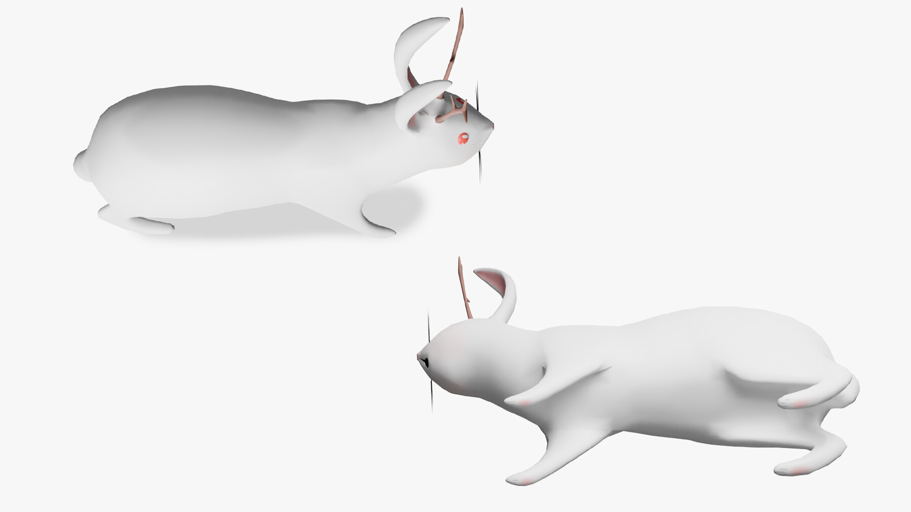 ArtStation - Mythical Rabbit Jackalope | Game Assets