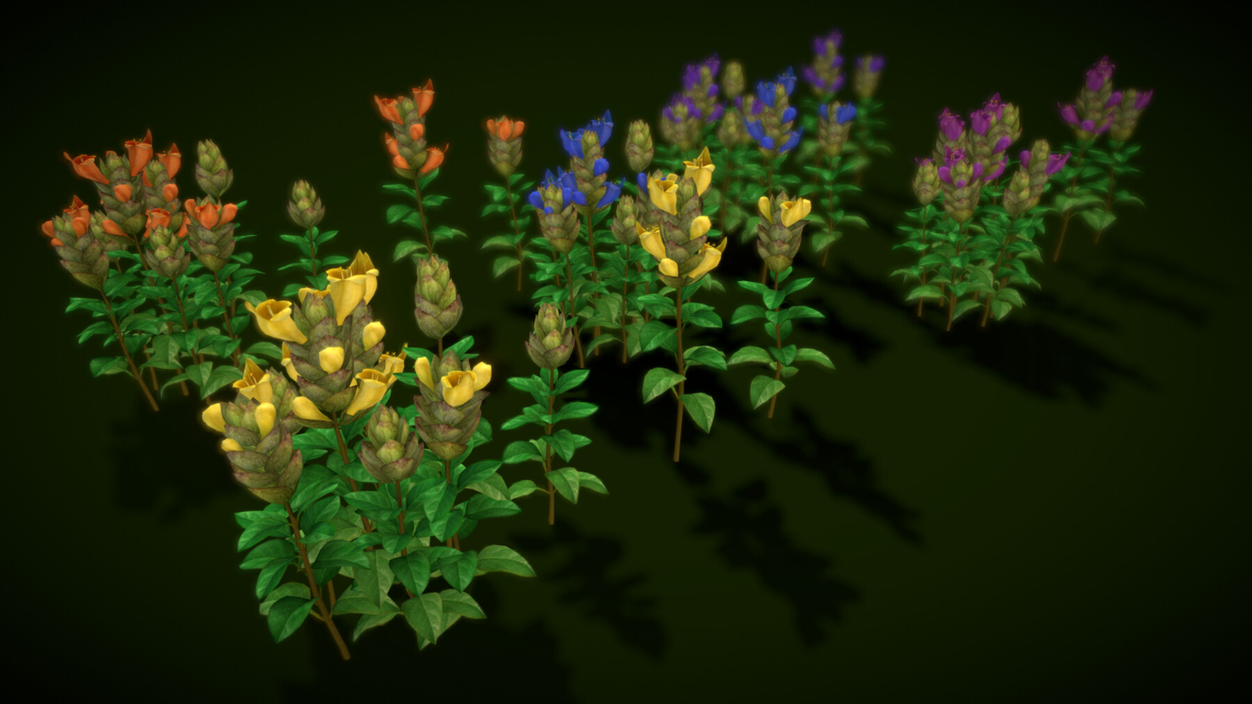 ArtStation - Flower Gmelina Philippensis Cham | Game Assets