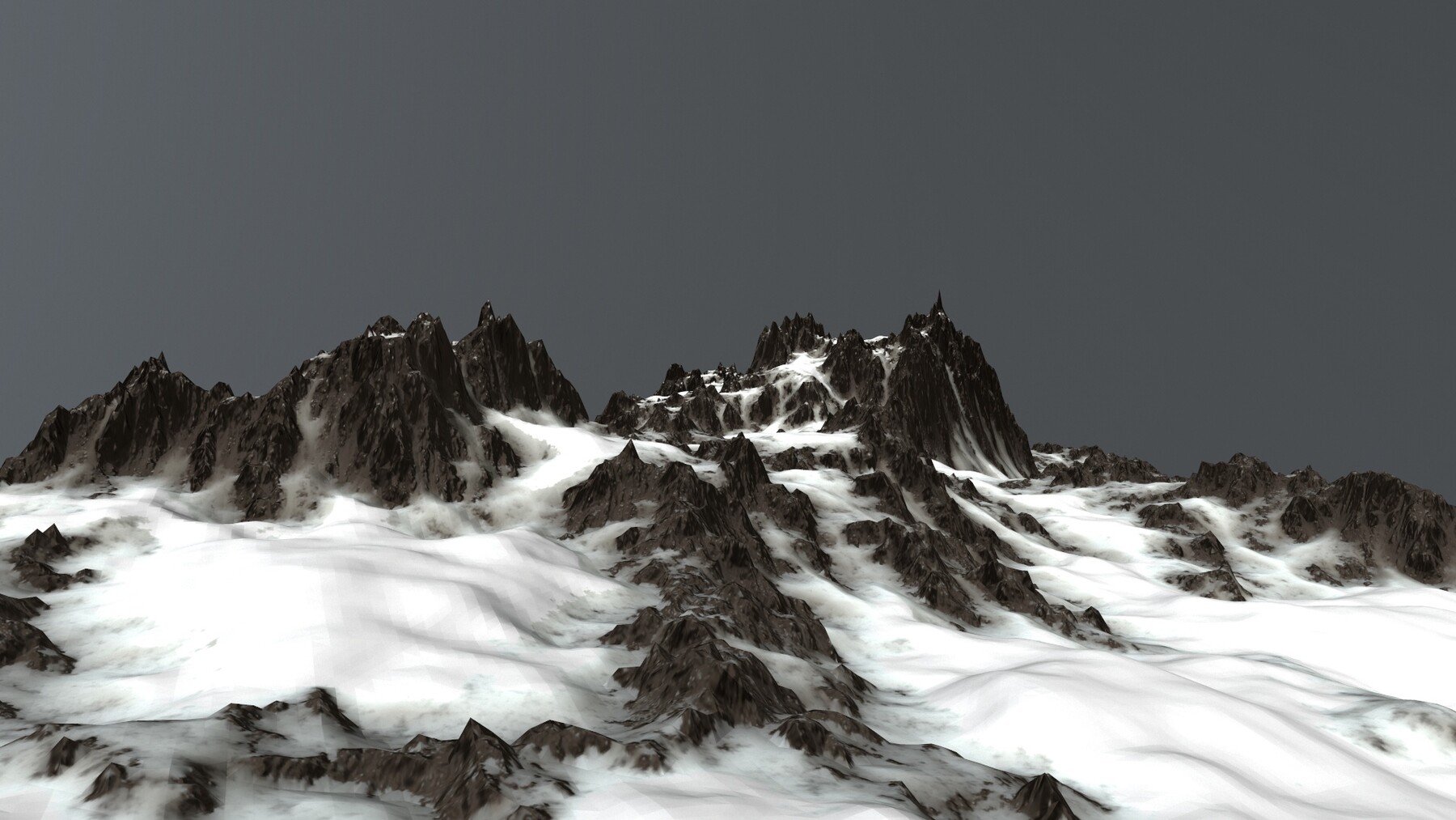 ArtStation - Snow Mountain | Game Assets